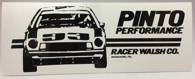 Racer Walsh Pinto Performance Bumper Sticker RWA3050 – Racer Walsh