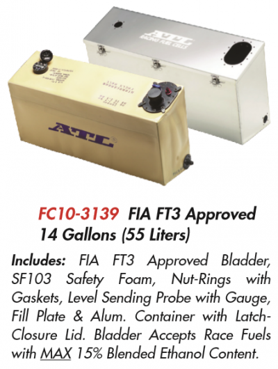 14 GAL. ATL Caterham Racing Fuel Cell FC10-3139 – Racer Walsh